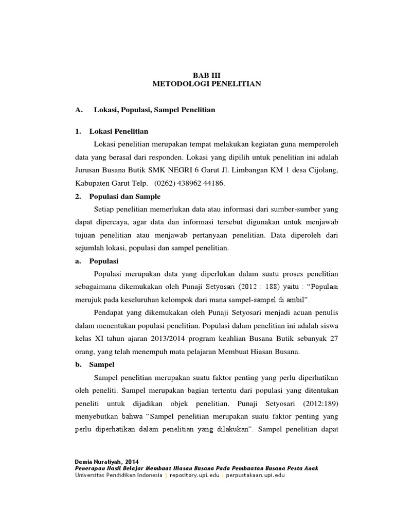Contoh Jurnal Bab 3 | PDF