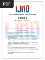 Grade 2 SIMOC 2019 | PDF
