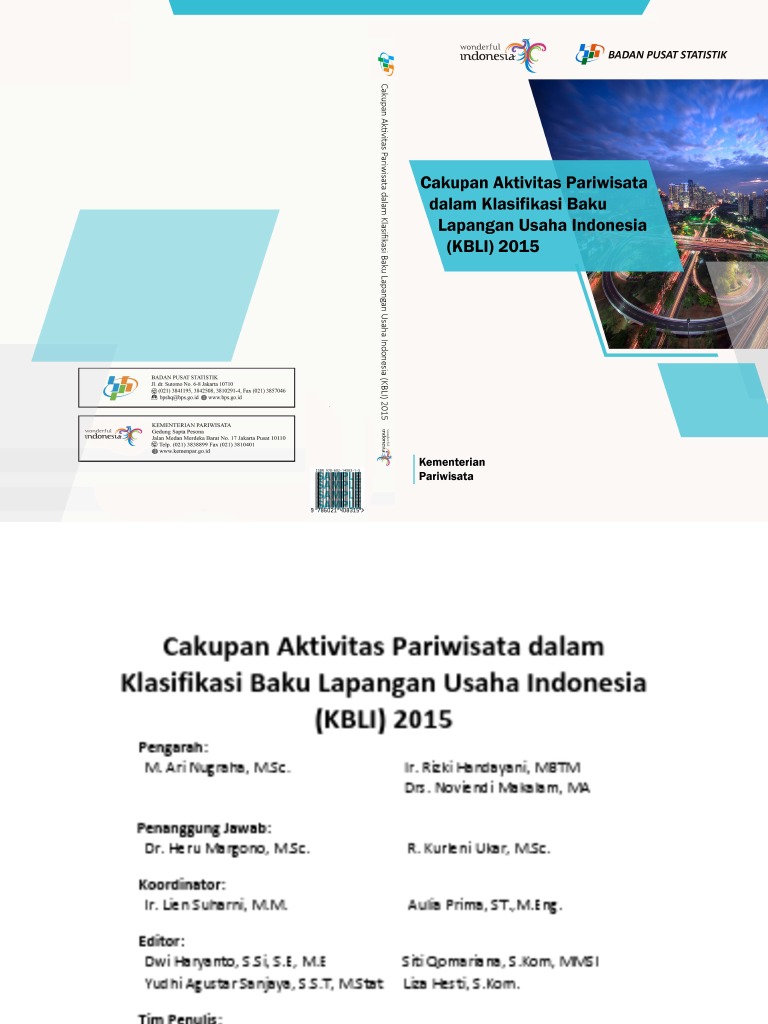 KBLI Usaha Pariwisata | PDF
