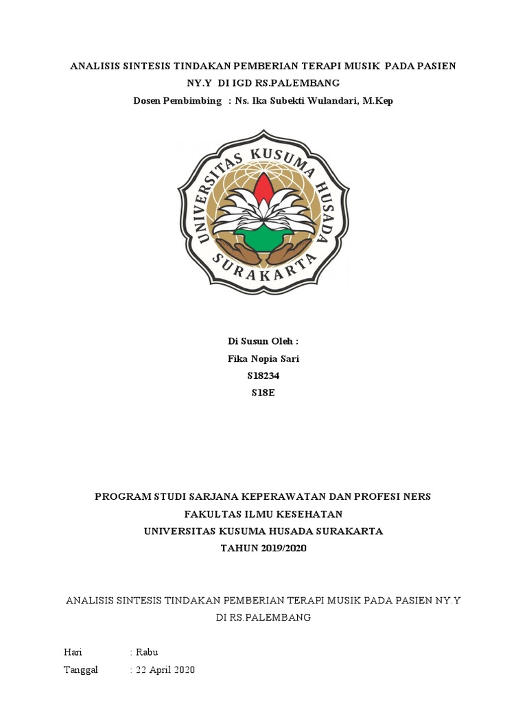 ANALISIS SINTESIS Fika Nopia Sari | PDF