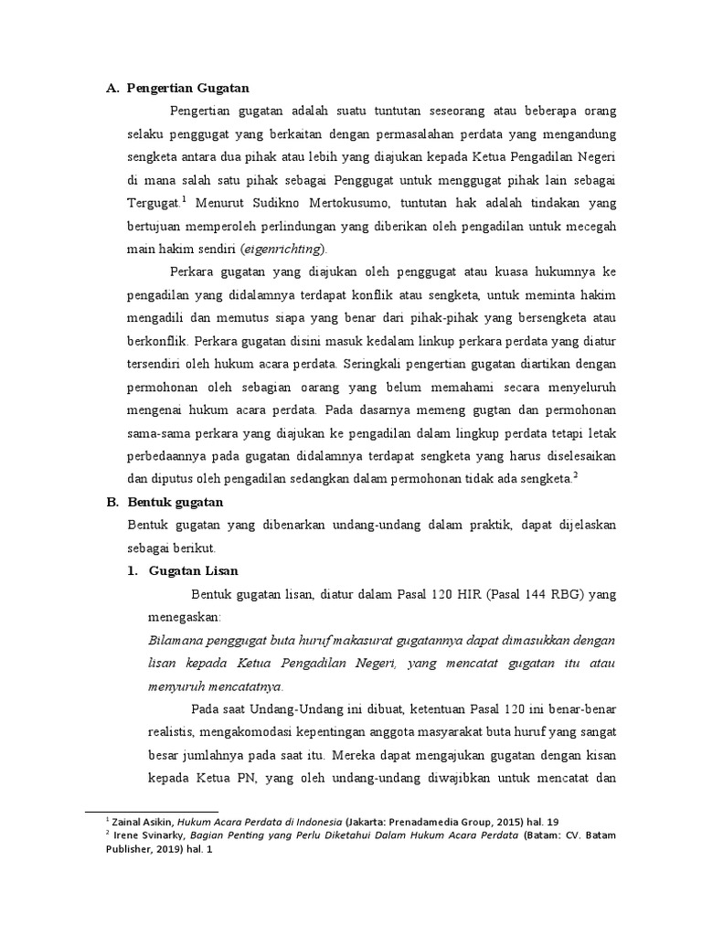 Gugatan Rekonvensi | PDF