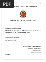 DLSA Internship Report | PDF | Lawsuit | Law School