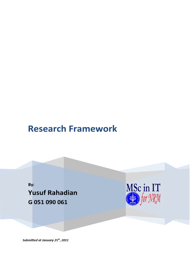 Research Framework | PDF | Land Use | Geographic Information System