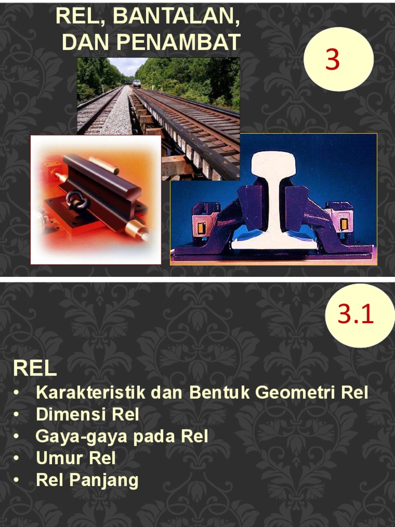 KuliahJalanRel-III-Rel, Bantalan, Penambat (2021) | PDF