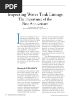 Potable Water Tank Inspection Checklist | PDF