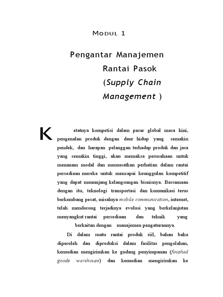 Modul 1 | PDF | Bisnis | Komputer