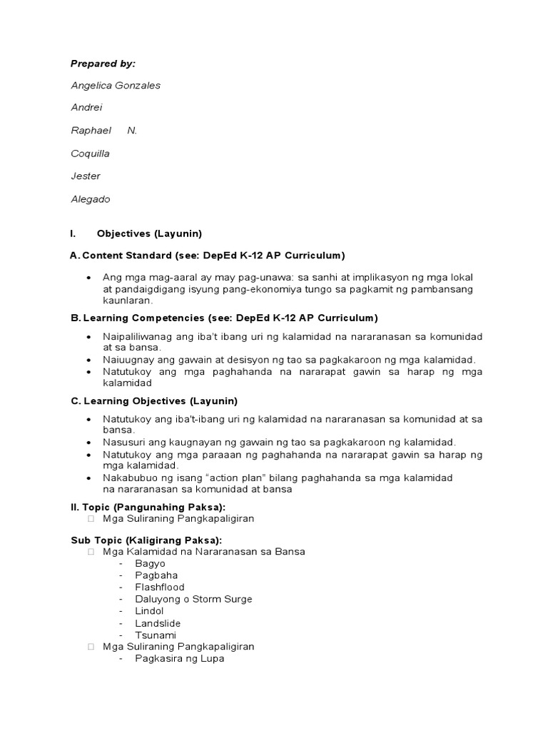 Lesson Plan AP | PDF