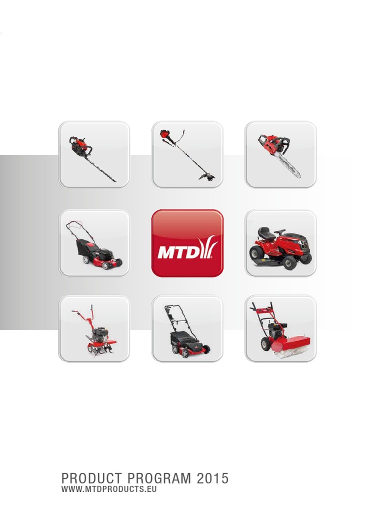 MTD-Catalog 2015 EN | PDF | Lawn Mower | Mower