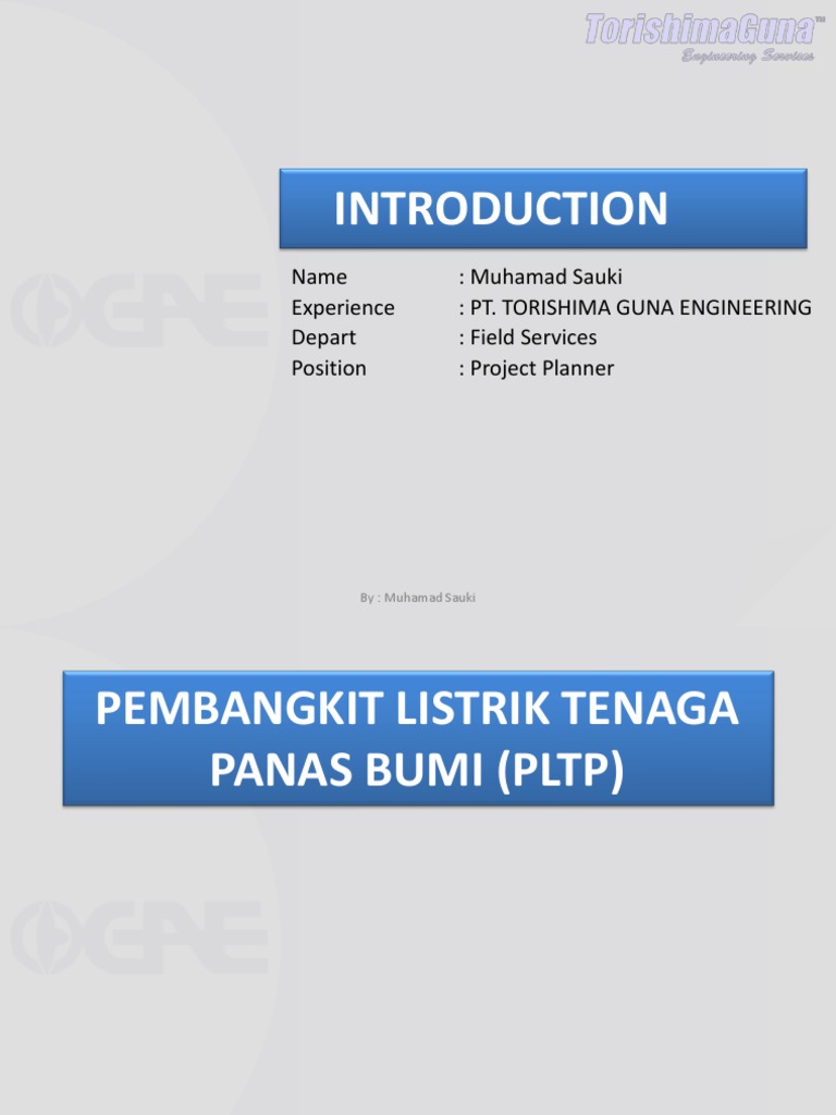 Pembangkit Listrik Tenaga Panas Bumi (PLTP) | PDF