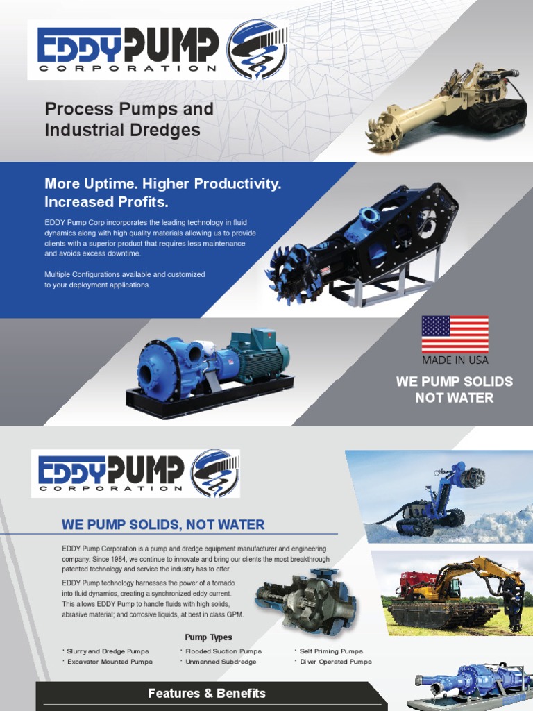 EDDY Pump Corporation Product Catalog: Innovative Pump and Dredge ...