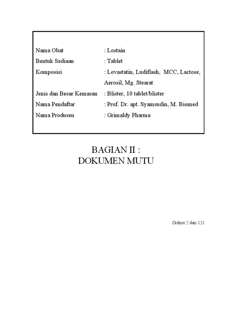Dokumen Mutu-1 | PDF