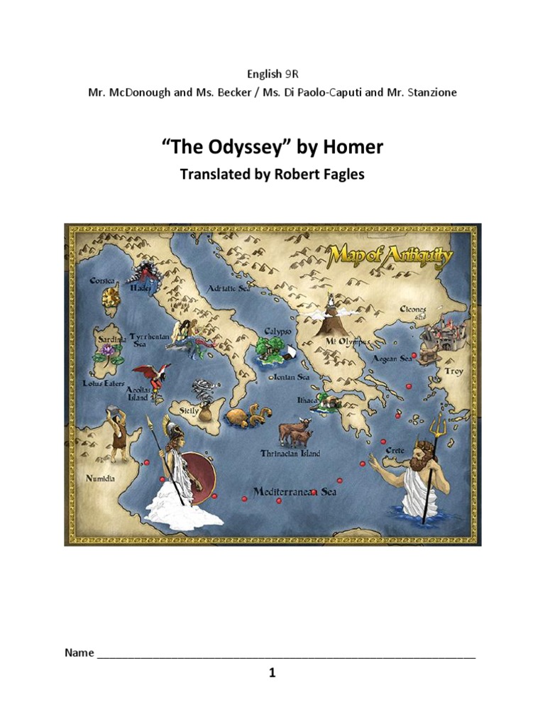 Odysseus' Lessons from the Swineherd | PDF | Odyssey | Penelope