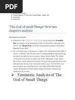 The God of Small Things Overview | PDF