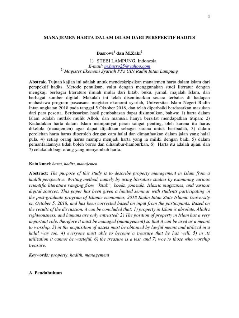 Jurnal Basrowi Dan M Zaki - Ok | PDF