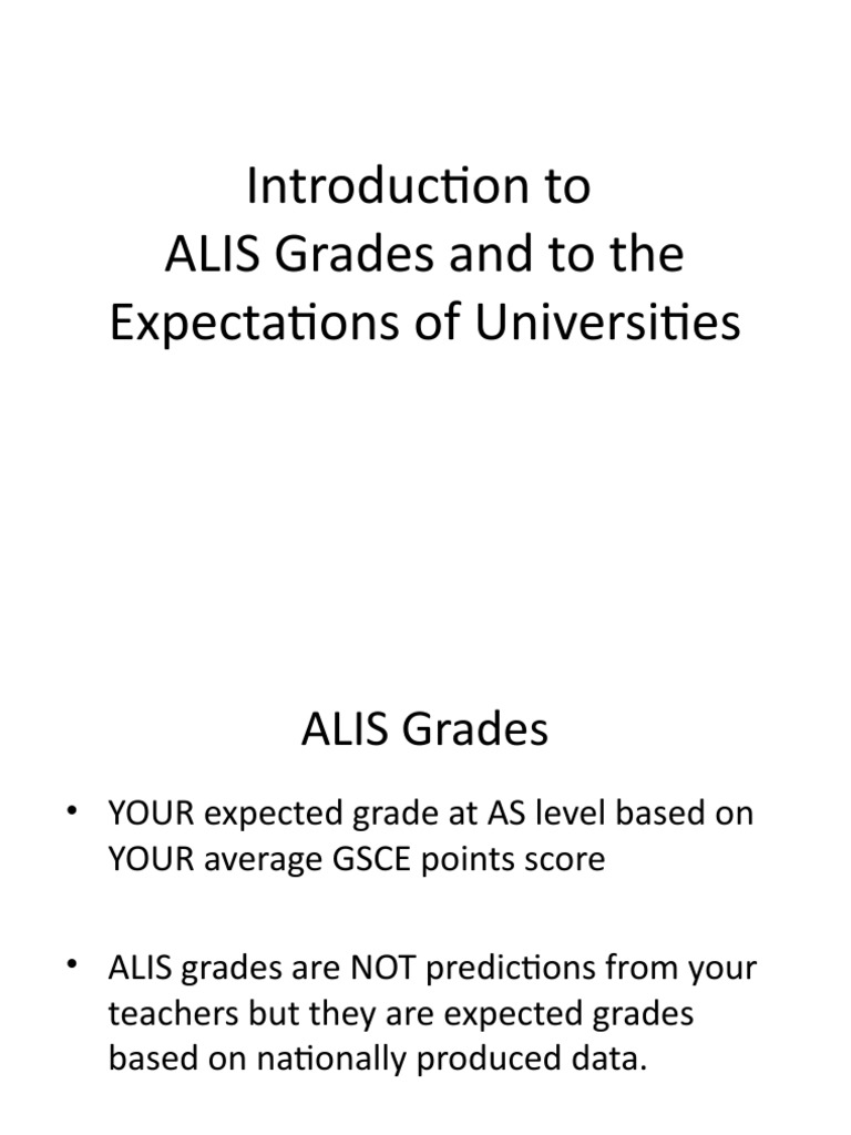 Alis Grade and University Presentation Together Parents | PDF ...
