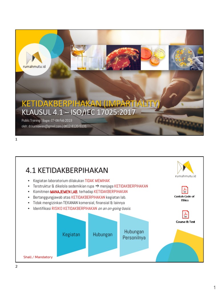 Impartiality 17025 | PDF