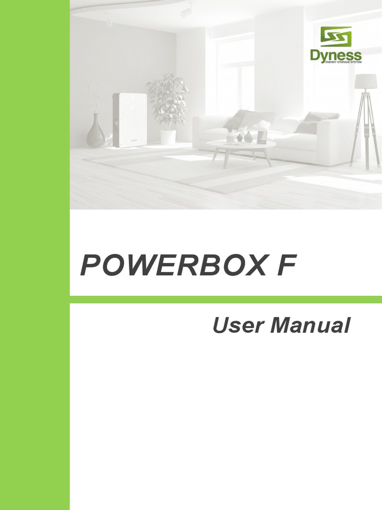 Powerbox F: User Manual | PDF | Power Supply | Power Inverter