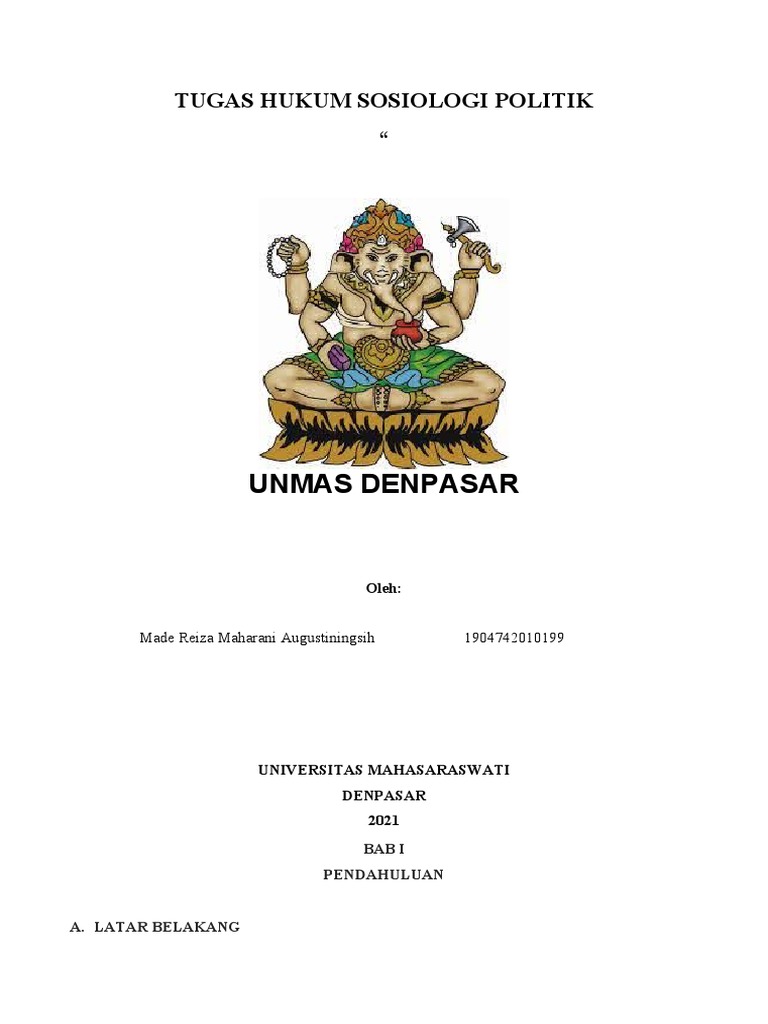 Jawaban Tugas Sospol | PDF