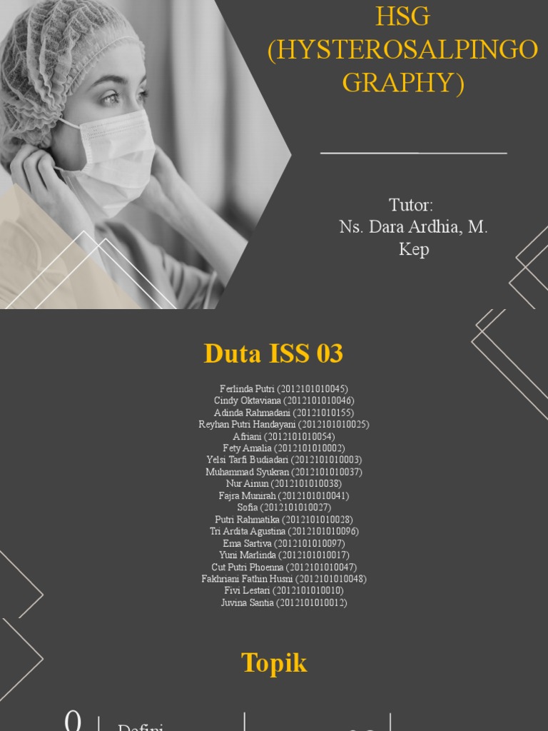 HSG (Histerosalpingografi) | PDF