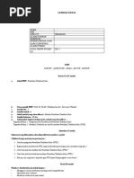 Contoh Cover Tugas TUTON | PDF