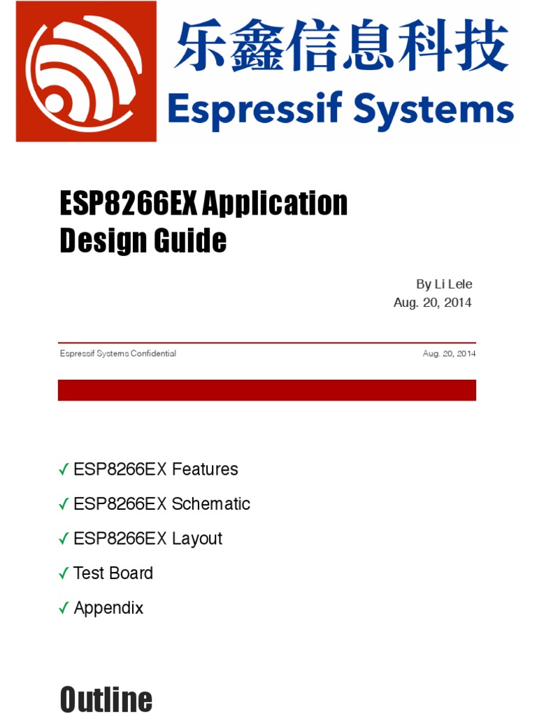 ESP8266 - Module Application Design Guide | PDF | Capacitor ...