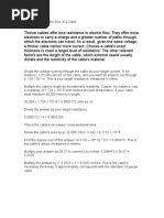 Cable Size Calculation Formula | PDF