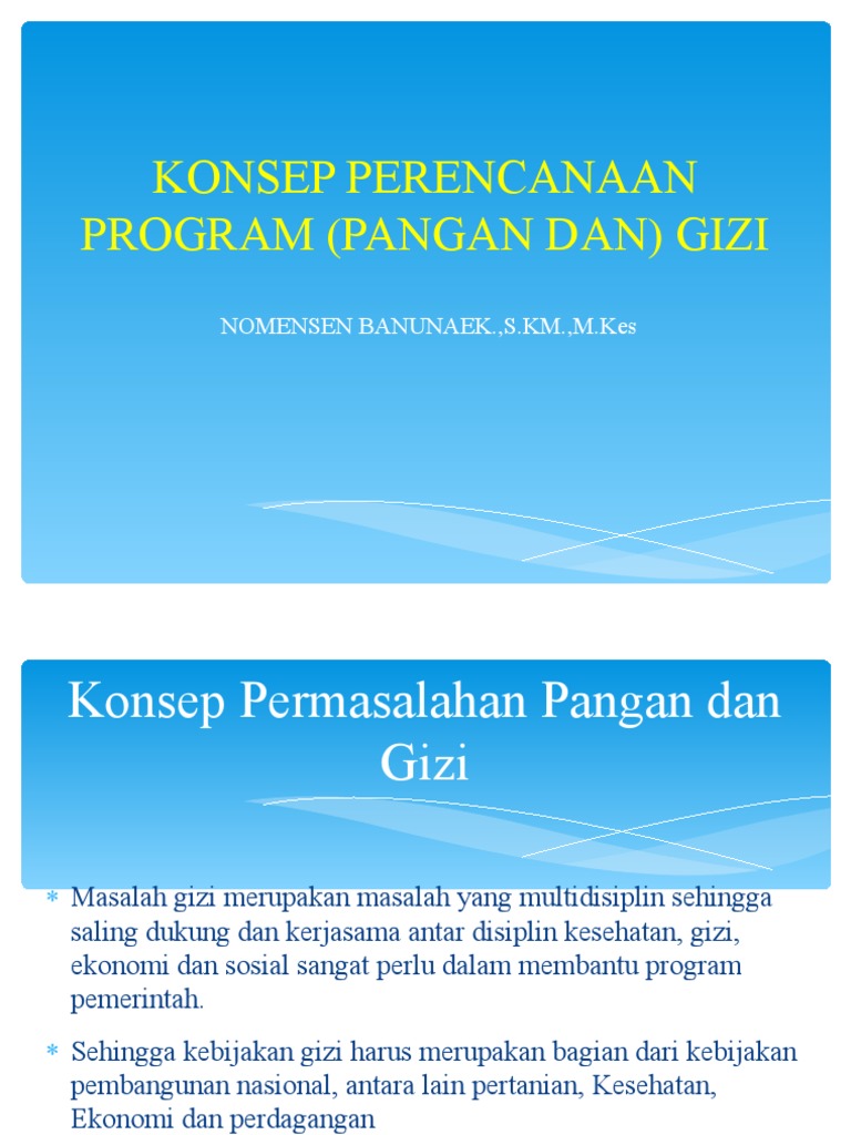 Materi M1. Konsep-Perencanaan-Program-Gizi | PDF