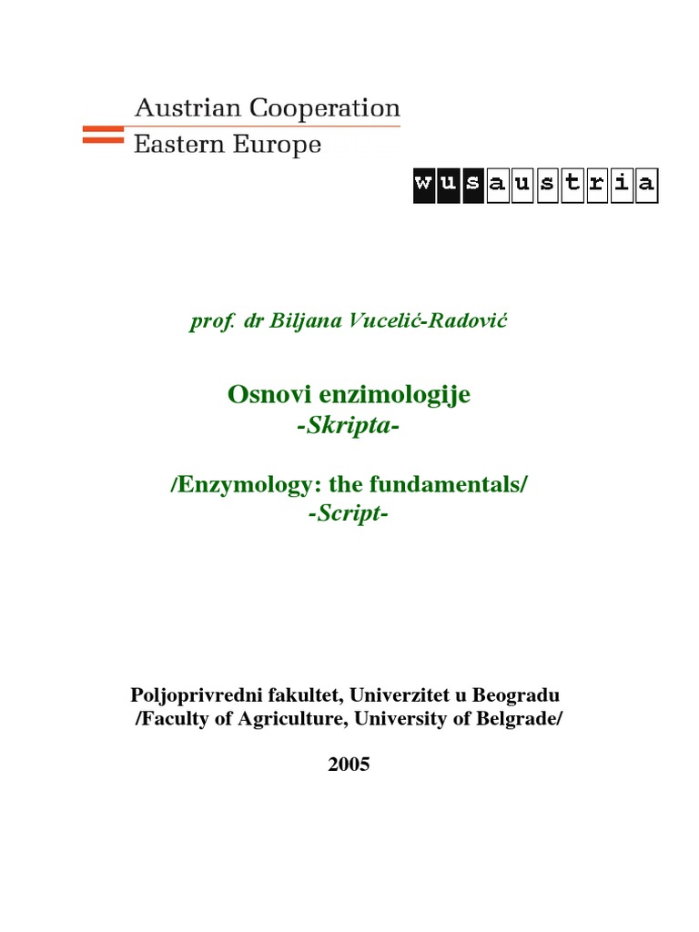 SKRIPTA Biohemija Hrane | PDF