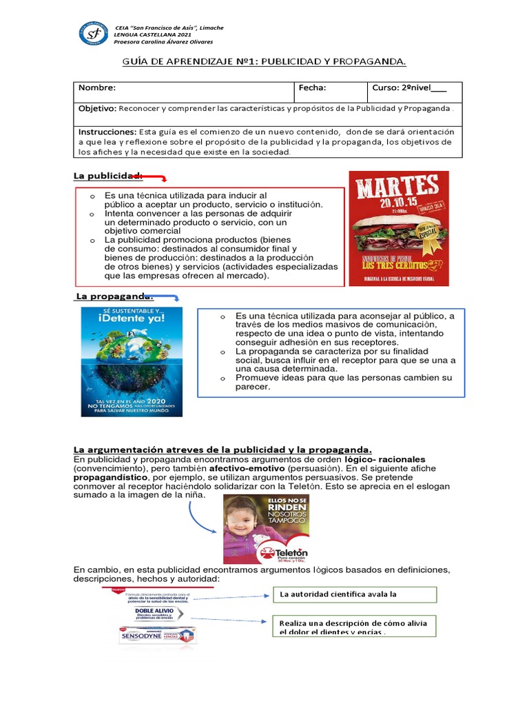 Publicidad y Propaganda en Primaria | PDF | Propaganda | Póster