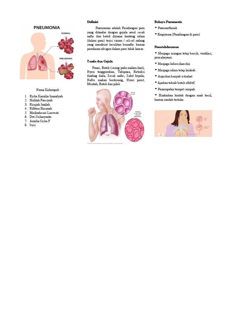 Leaflet Pneumonia | PDF