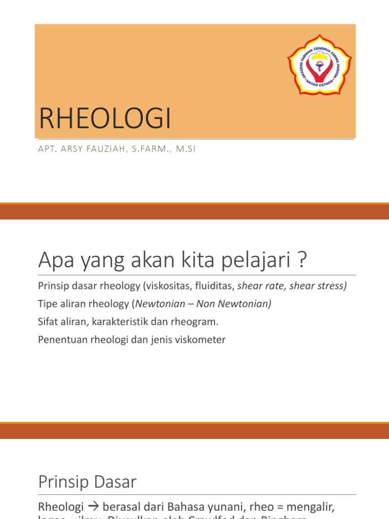 Rheologi 2020 | PDF