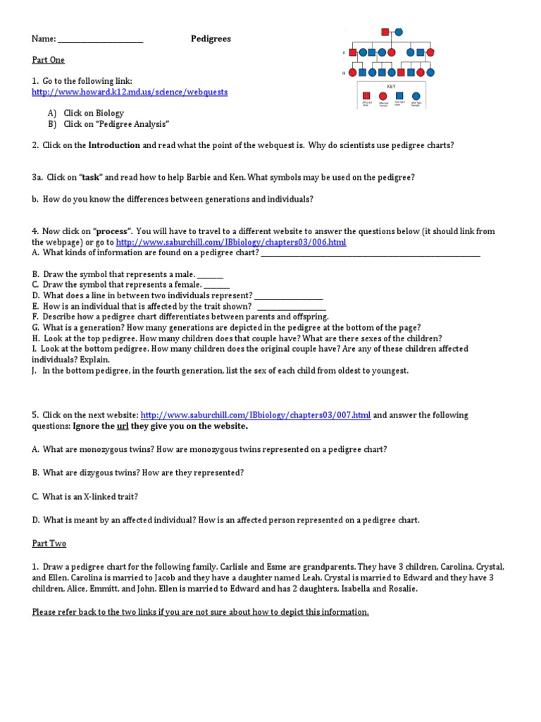 Pedigree Analysis & Karyotyping Guide | PDF | Dominance (Genetics ...