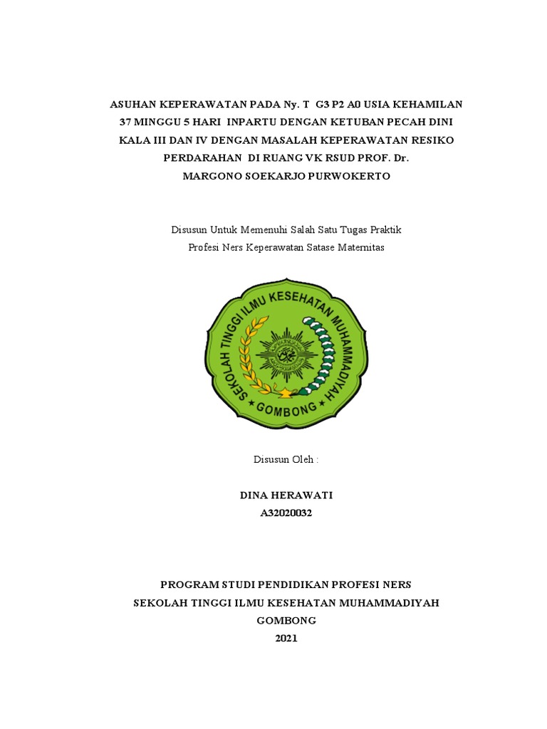 Askep Maternitas m2 A32020032 Dina Herawati VK KPD | PDF