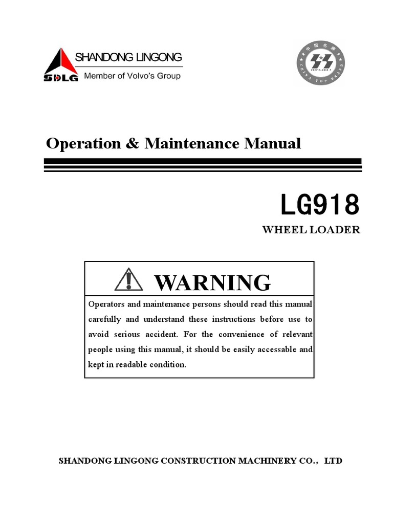 Warning: Operation & Maintenance Manual | PDF | Elevator | Machines