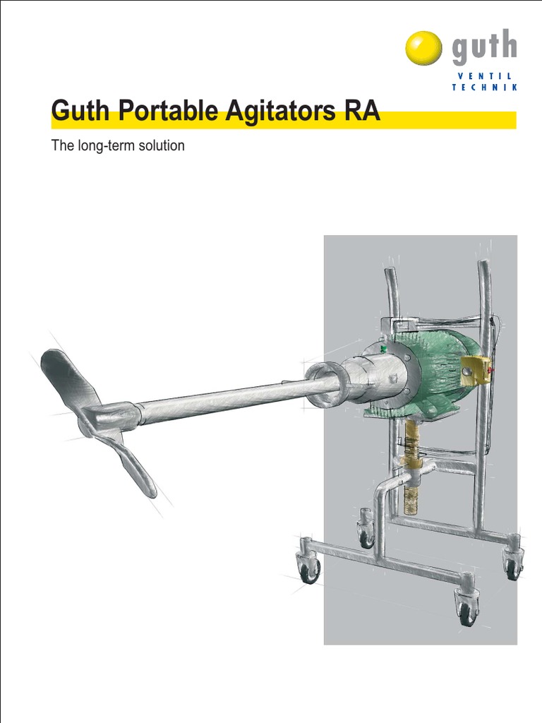 Guth Portable Agitators RA | PDF | Valve | Solution