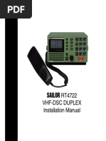 RT4822 VHF-DSC Installation Manual: Sailor | PDF | Loudspeaker | Decibel