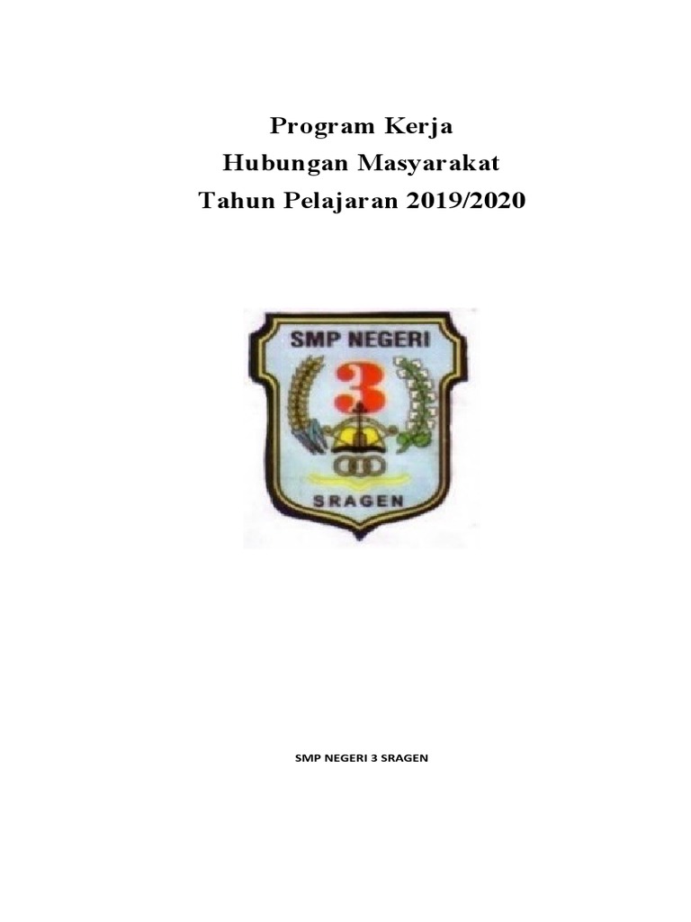 Program Kerja Humas | PDF