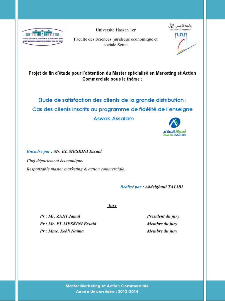 Pfe Aswak Assalampdf PDF Free | PDF | Maroc | Sodles