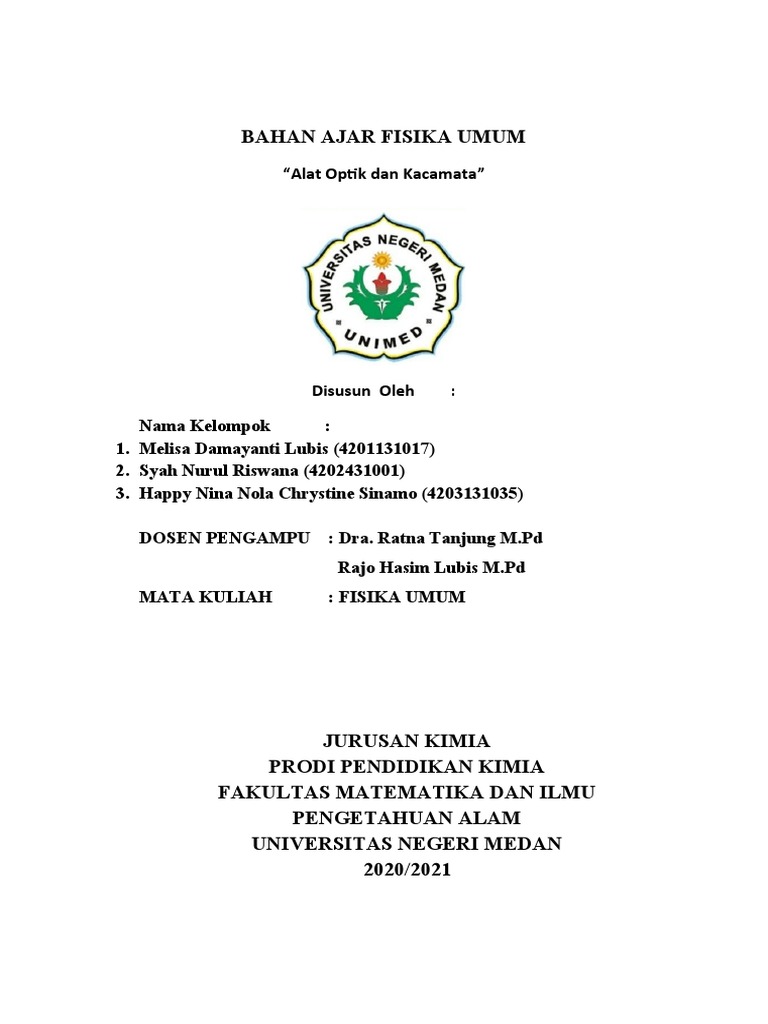 B.AJAR Alat Optik Lup Dan Kacamata - Fisika Umum - Kel 9 | PDF
