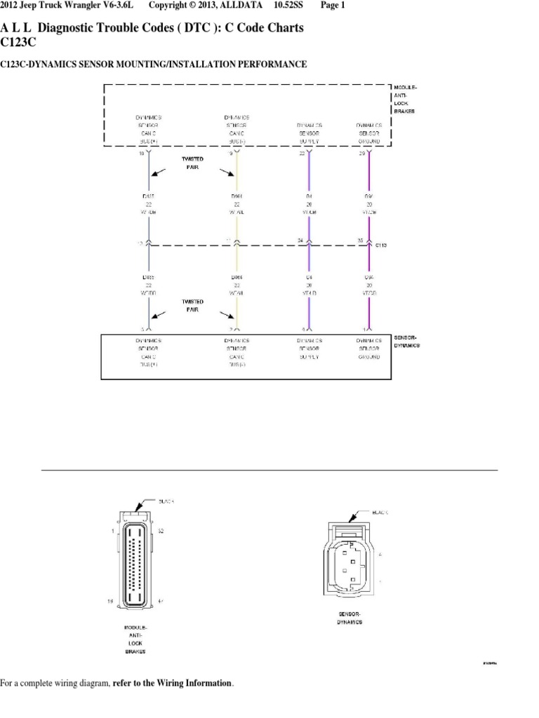 A L L Diagnostic Trouble Codes (DTC) : C Code Charts C123C | PDF | Anti ...