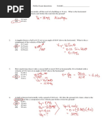 Projectile Motion Worksheet | PDF | Rifle | Speed