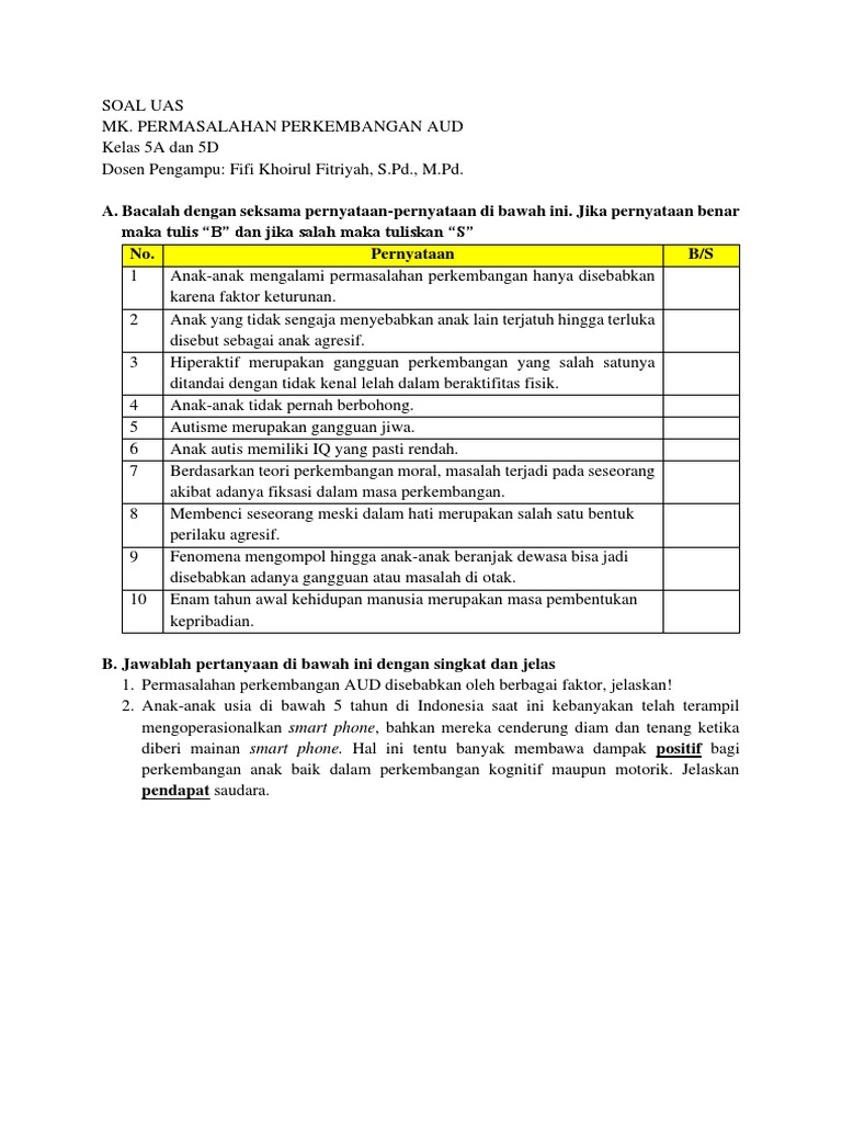 Uas Ppa 2021 | PDF | Kesehatan Holistik