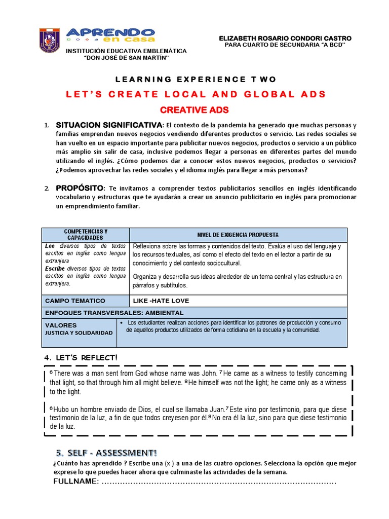Creación de Anuncios Locales y Globales | PDF | Publicidad | Idiomas
