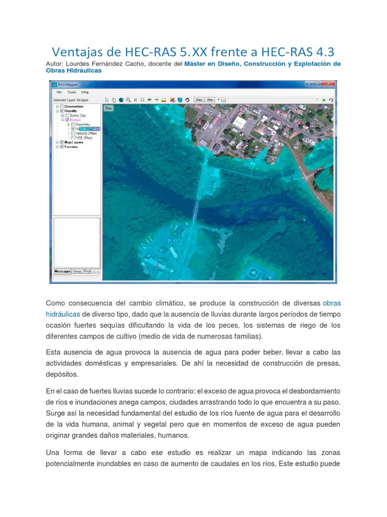 Informacion Hec-Ras Version 5xx | PDF | Programa de computadora ...