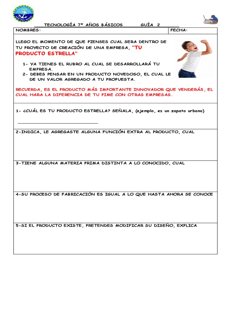 Guia N° 2 Octavo Básico TECNOLOGÍA | PDF