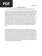 Competency Statement IV | PDF