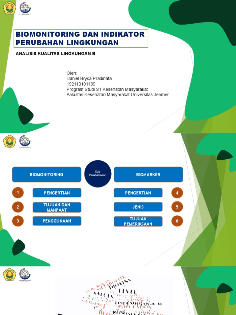 Biomonitoring Dan Indikator Perubahan Lingkungan | PDF