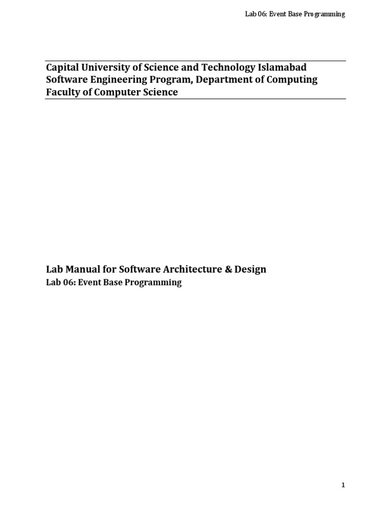 Lab06 Event Base Progamming (Manual) | PDF | Computer Programming | Systems Engineering