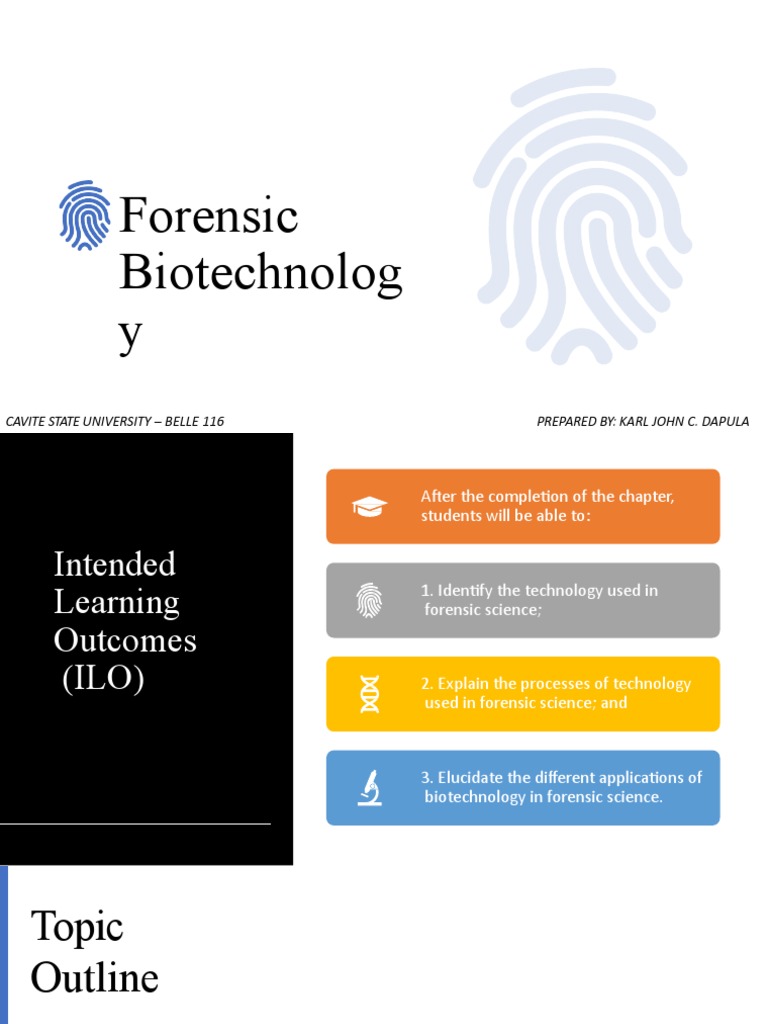 Forensic Biotechnology Guide | PDF | Genomics | Dna Profiling