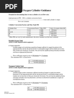 Medical Oxygen Flow Chart | PDF | Technology & Engineering